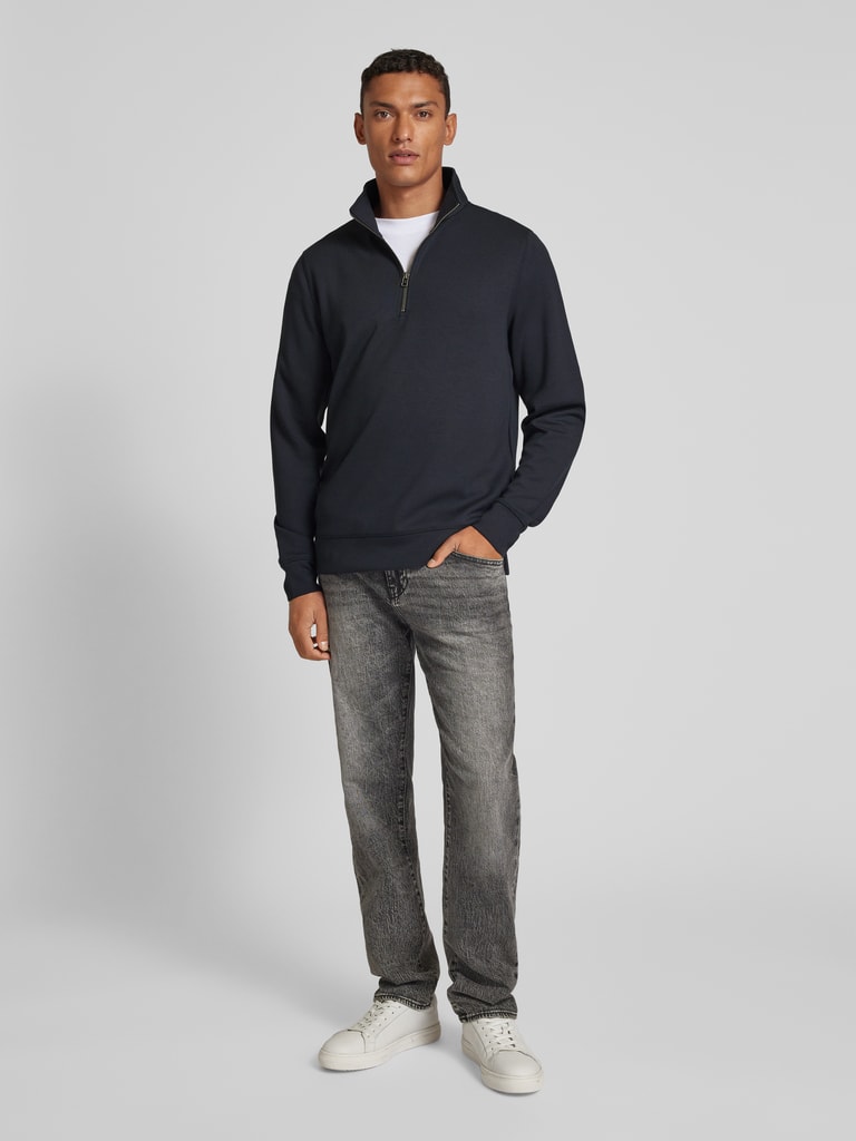 Casual Friday Sweatshirt in unifarbenem Design Modell 'Sebastian ...