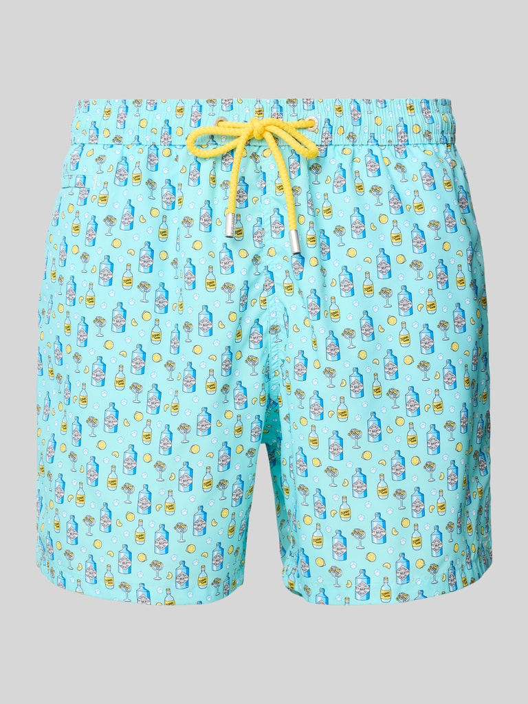 MC2 Saint Barth Regular Fit Badehose mit Label-Patch (mint) online kaufen