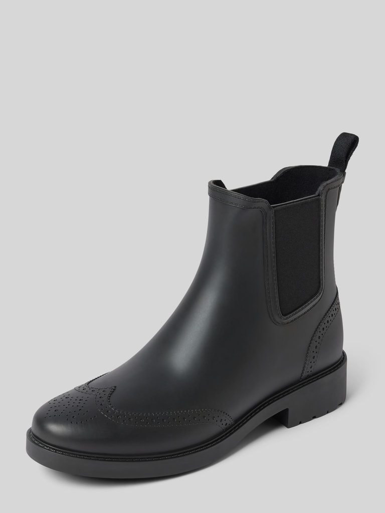 Lauren Ralph Lauren Chelsea boots met treklus in zwart online kopen | P&C