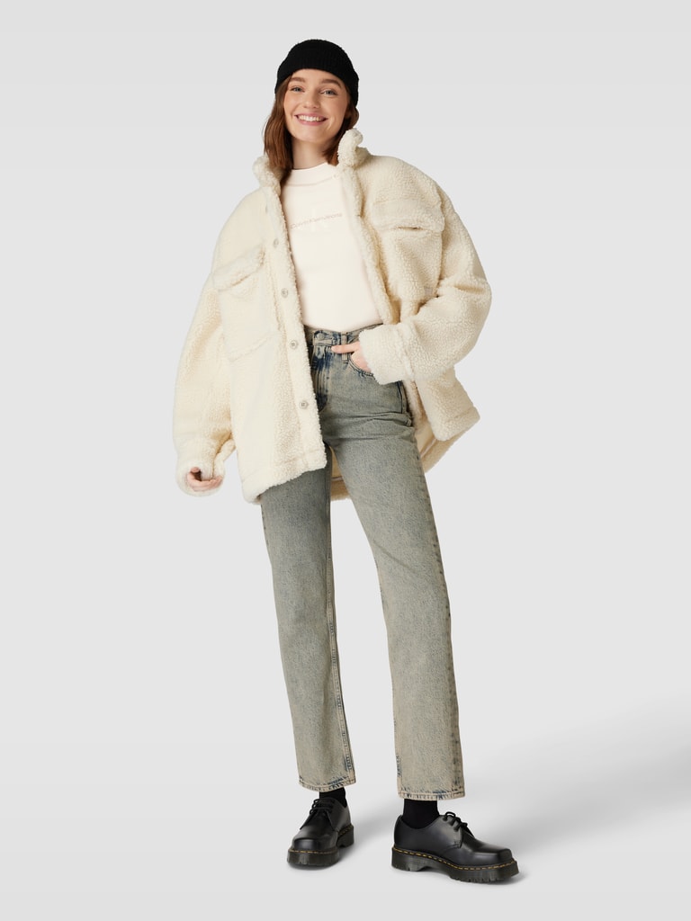 Calvin Klein Jeans Longsleeve mit Label- und Logo-Stitching Modell ...