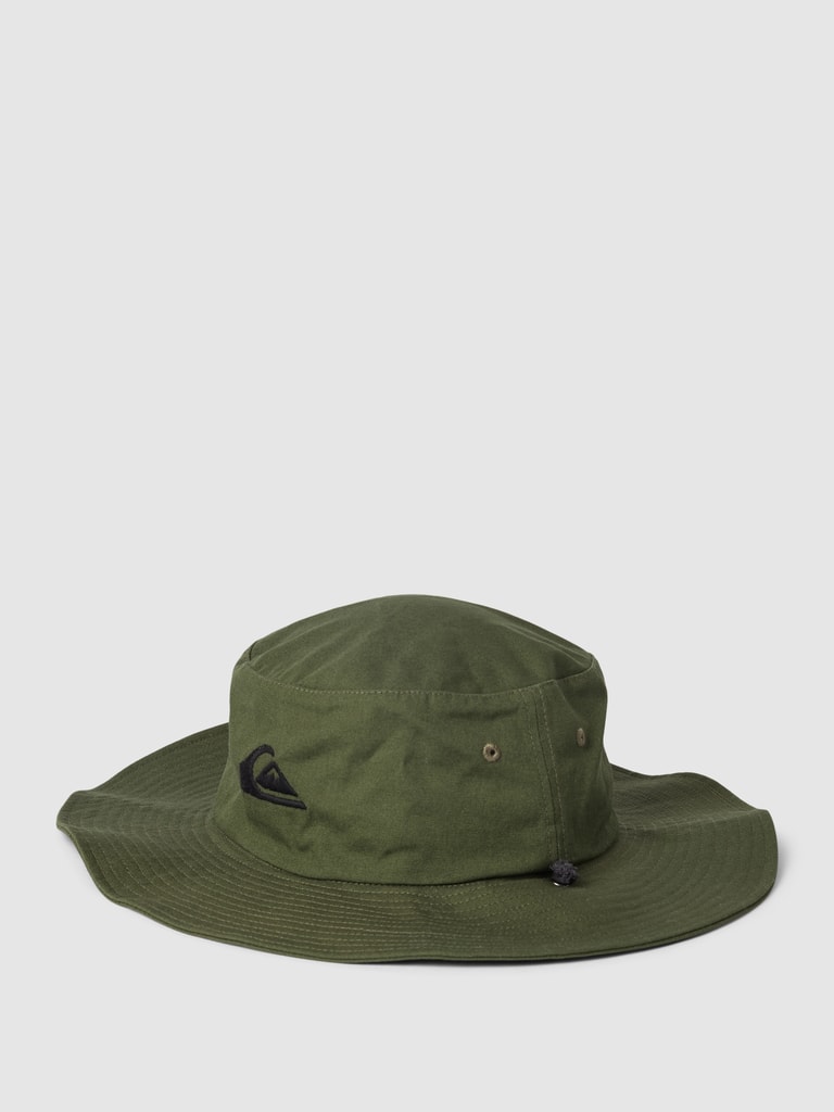 Quiksilver Bucket Hat mit Label-Stitching Modell 'BUSHMASTER' (oliv ...
