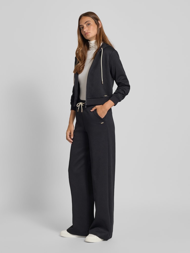 Guess Activewear Wide Leg Sweathose mit Strukturmuster Modell 'PEONY ...