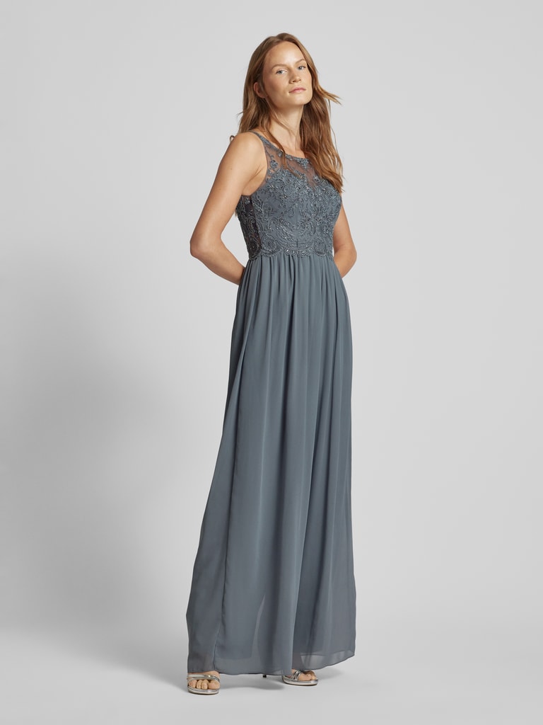 Laona Jumpsuit mit Strasssteinbesatz (mittelgrau) online kaufen