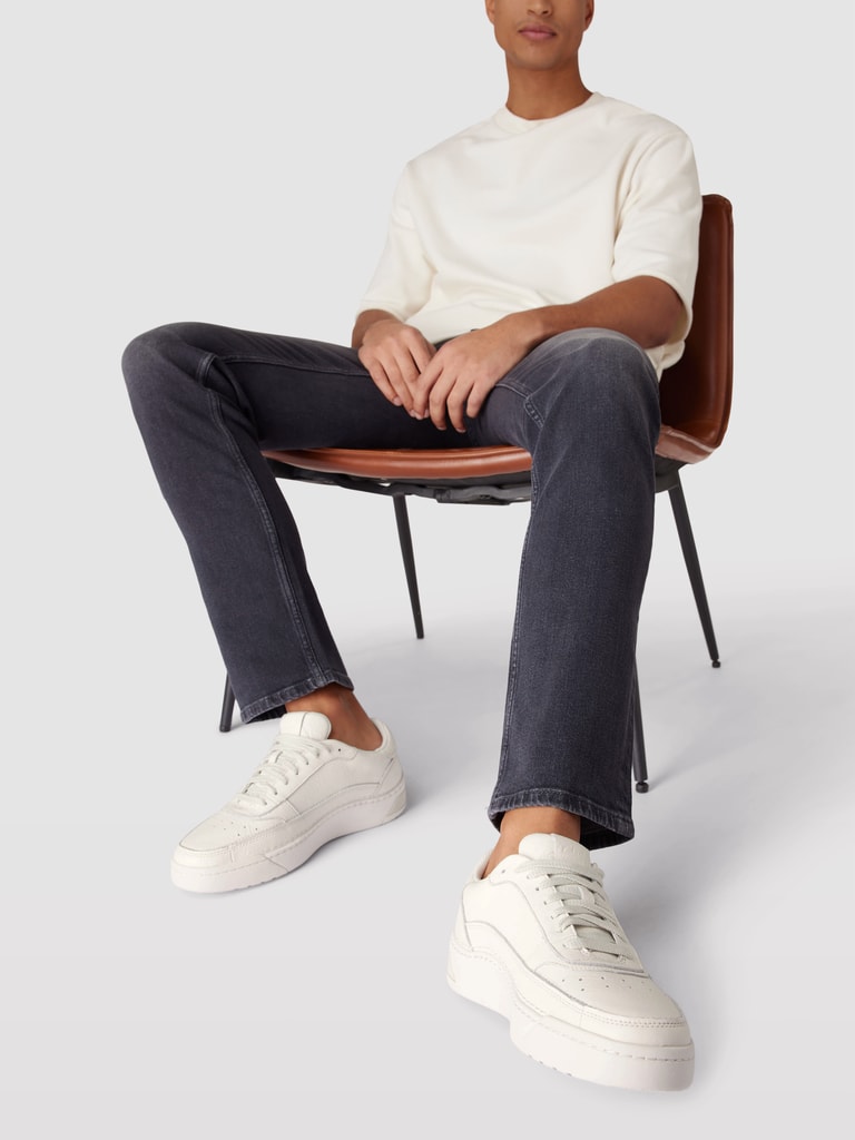 Clarks Sneaker aus Leder Modell 'CRAFTCOURTLACE' (weiss) online kaufen