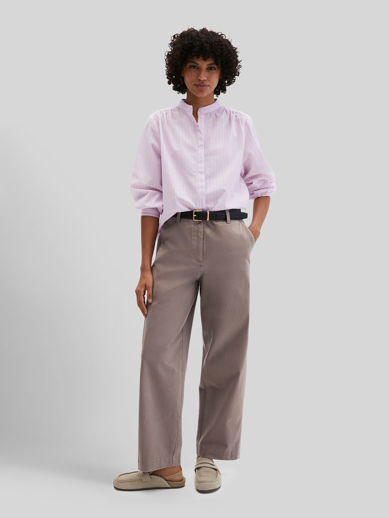 Marc O'Polo Regular Fit Hemdbluse aus reiner Baumwolle (rosa) online kaufen