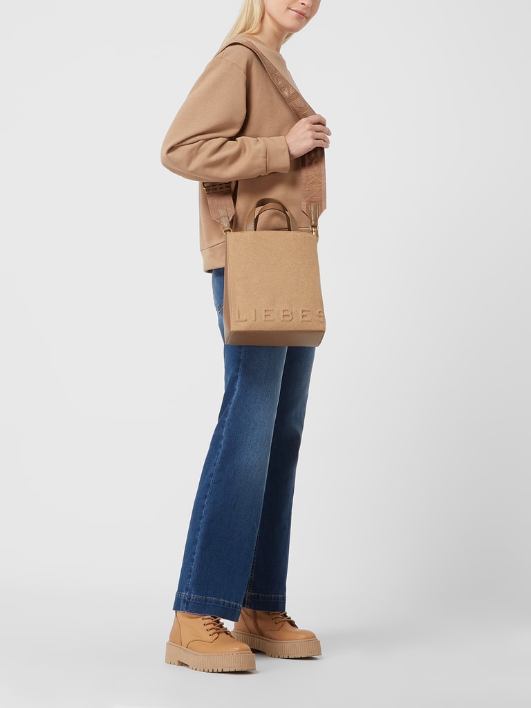 LIEBESKIND BERLIN Tote Bag aus Filz (camel) online kaufen