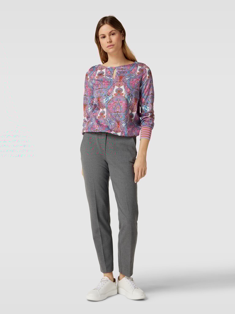 Kup online Emily Van den Bergh Bluzka ze wzorem paisley (mocnoróżowy)