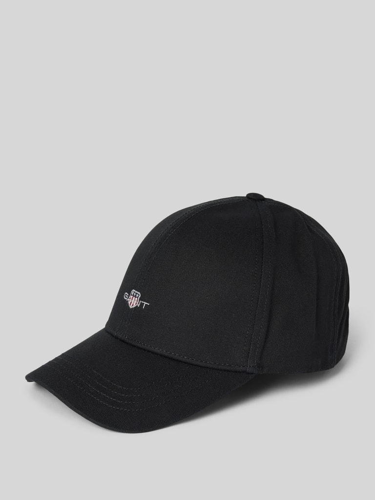 Gant Basecap mit Label-Stitching Modell 'UNISEX SHIELD HIGH CAP' (black ...