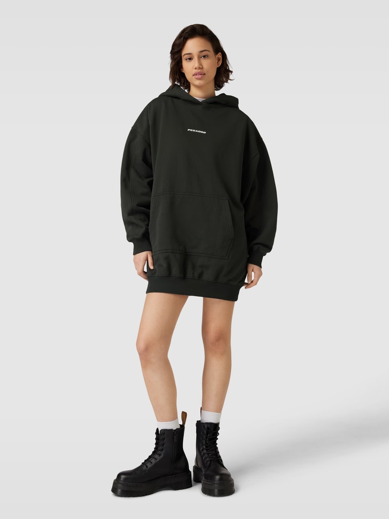 Pegador Oversized Sweatkleid mit Logo-Print Modell 'MALM' (oliv) online ...