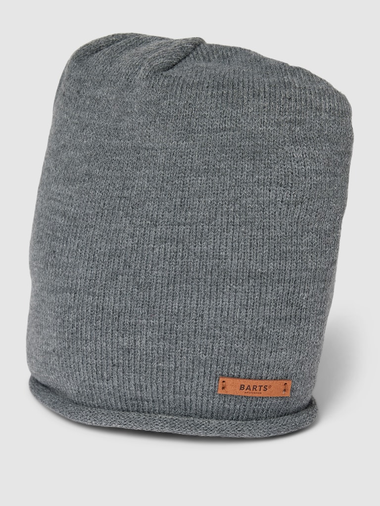 Barts Beanie mit Label-Detail Modell 'JAMES' (silber) online kaufen