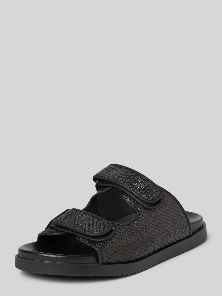 Steve Madden Slippers met logo-applicatie, model 'MYKA' in zwart online ...