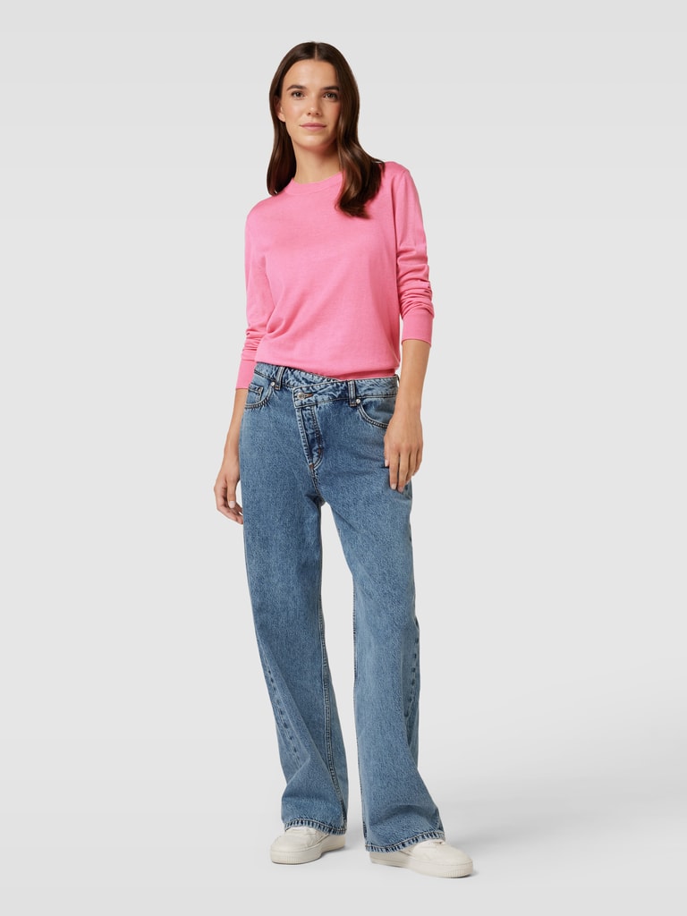 BOSS Orange Strickpullover mit Label-Detail Modell 'Fanikasa' (pink ...