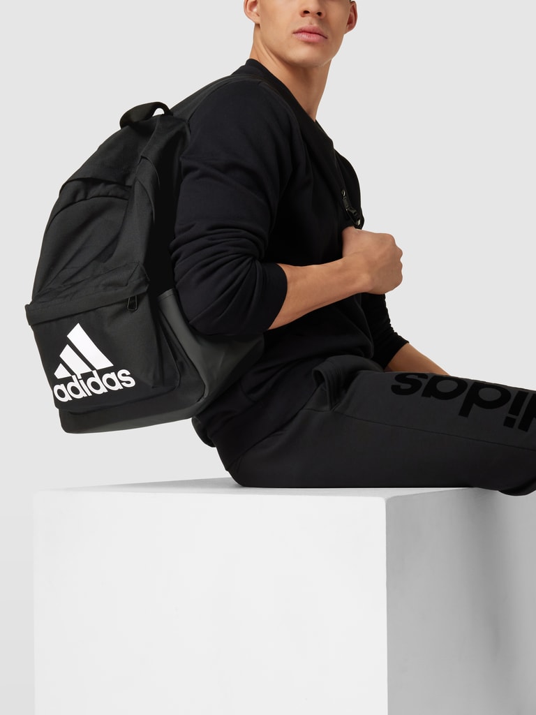 Kup online adidas Originals Plecak z detalem z logo model ‘BOS’ (czarny)