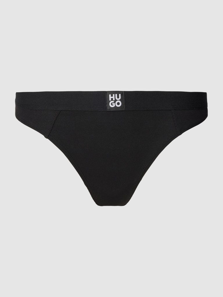 HUGO String mit Label-Detail Modell 'RIB' (black) online kaufen