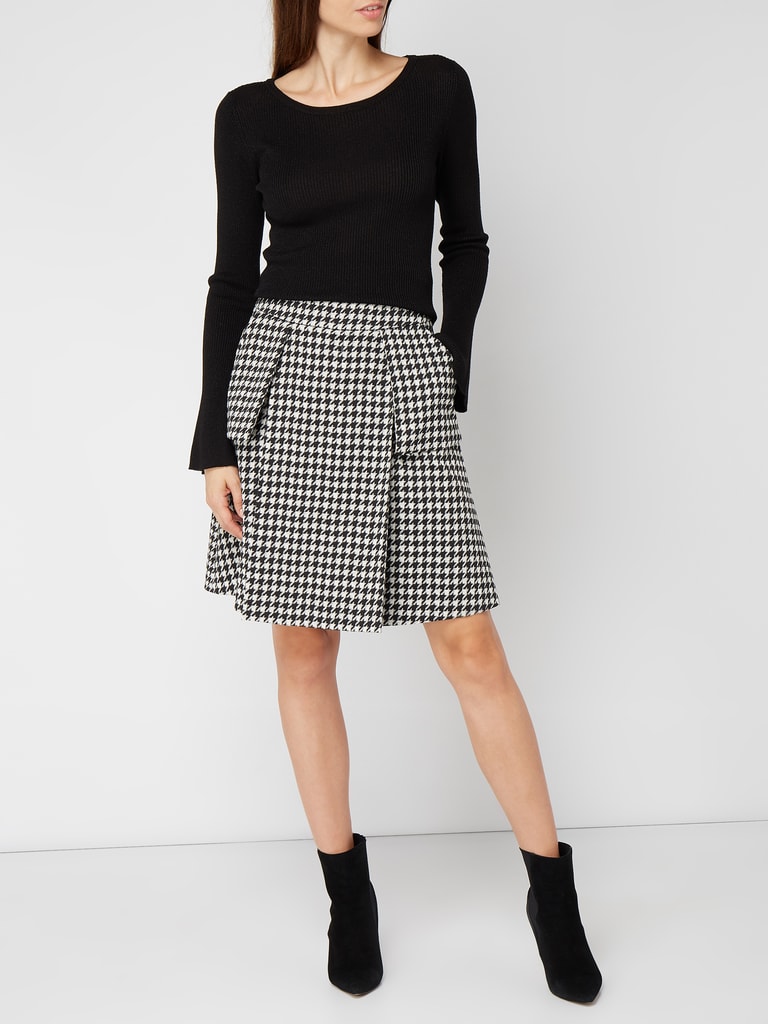 HUGO Rock mit Hahnentritt-Dessin (black) online kaufen