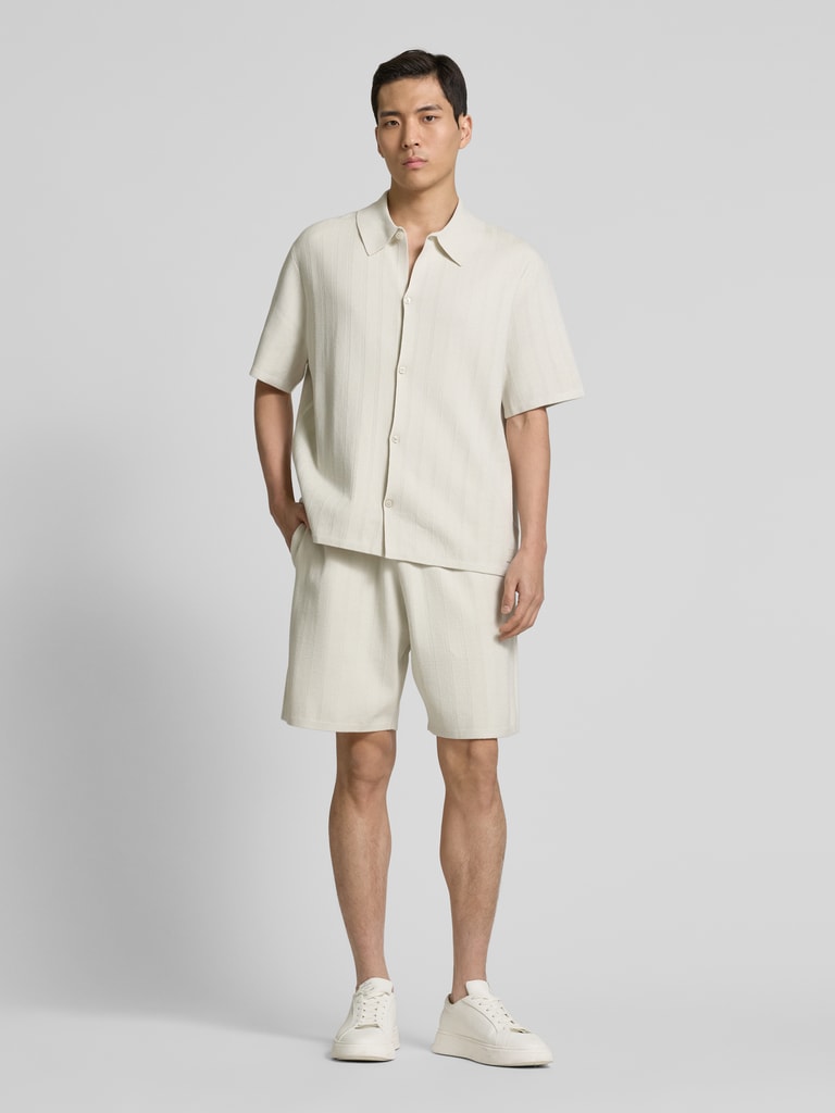 CK Calvin Klein Regular Fit Shorts mit Strukturmuster (sand) online kaufen
