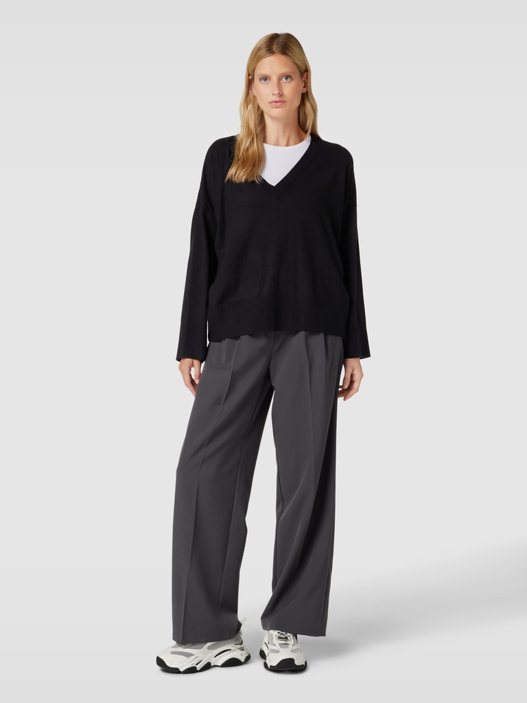 MSCH Copenhagen Strickpullover mit V-Ausschnitt Modell 'Selana Rachelle ...