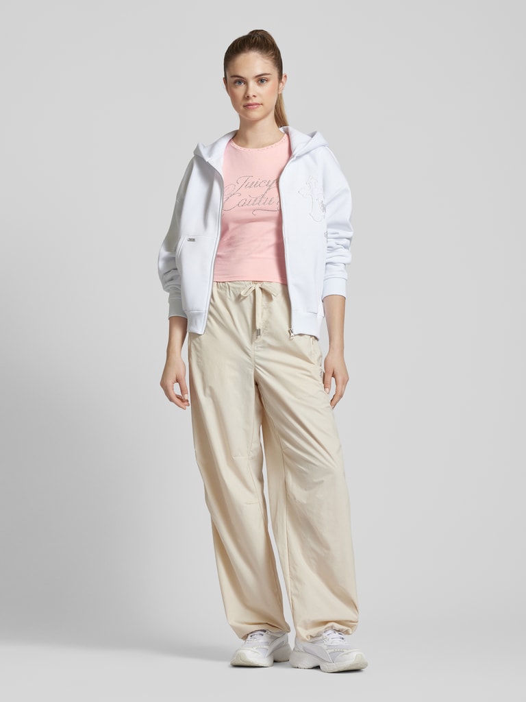 Kup online Juicy Couture Top z obszyciem ozdobnymi kamieniami model ...