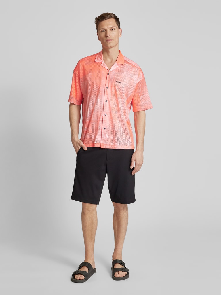 BOSS Green Relaxed Fit Freizeithemd mit floralem Print Modell 'Balbero ...