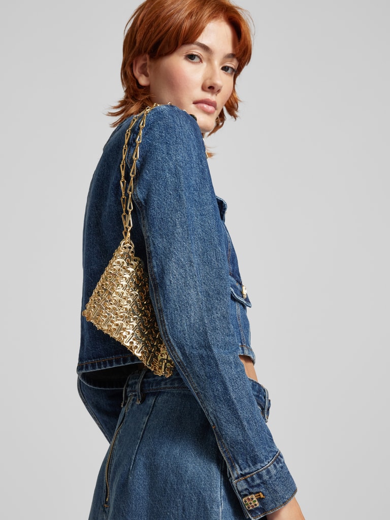 Rabanne Micro Bag in metallic (gold) online kaufen
