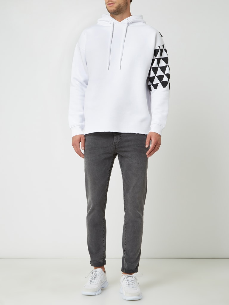 Be Edgy Hoodie mit überschnittenen Schultern 'Be Adrian' (weiß) online ...