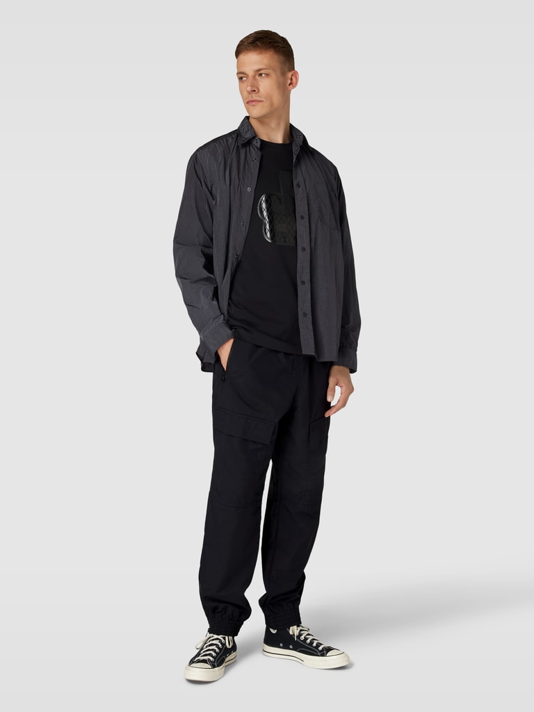 HUGO Cargohose mit elastischem Bund Modell 'Ganno' (black) online kaufen