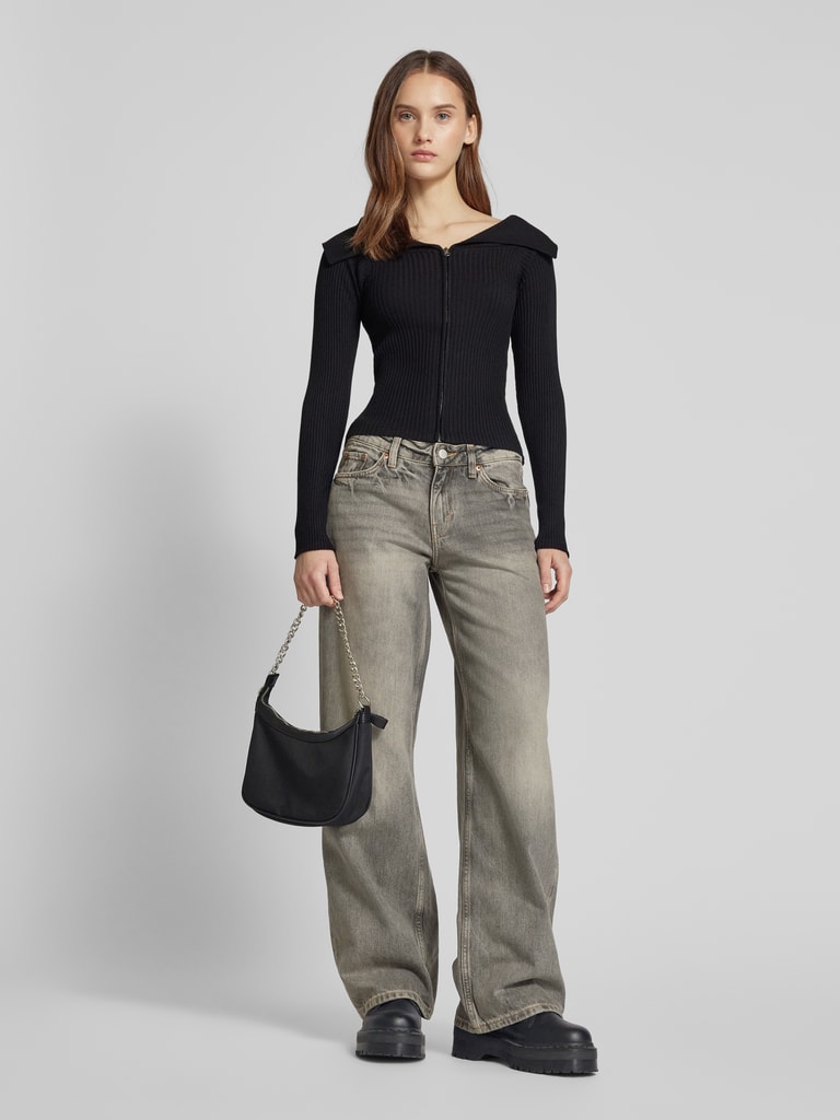 Kup online WEEKDAY Jeansy o luźnym kroju z czystej bawełny model ‘Ample ...