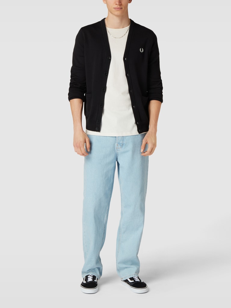 Fred Perry Gebreid vest met labelstitching in zwart online kopen | P&C Fred Perry Gebreid vest met labelstitching in zwart online kopen | P&C