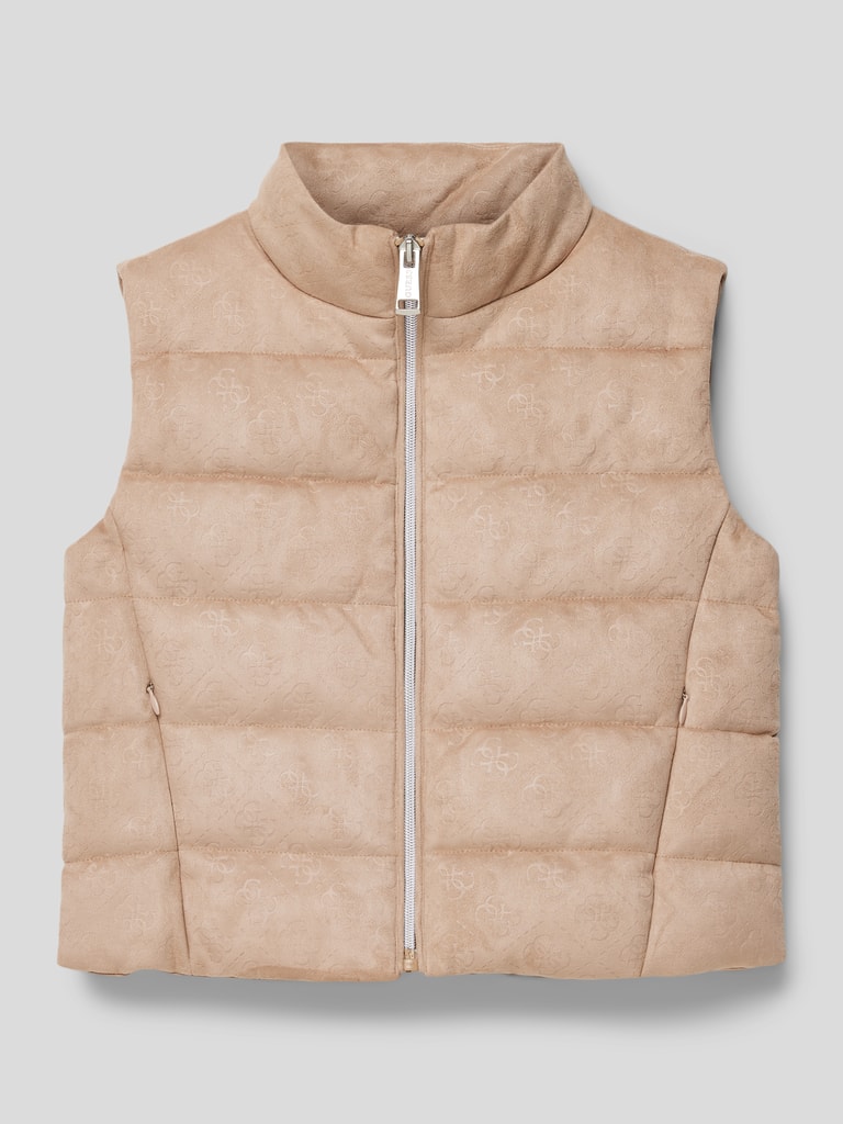 Kup online Guess Kamizelka z logo na całej powierzchni model ‘PADDED ...
