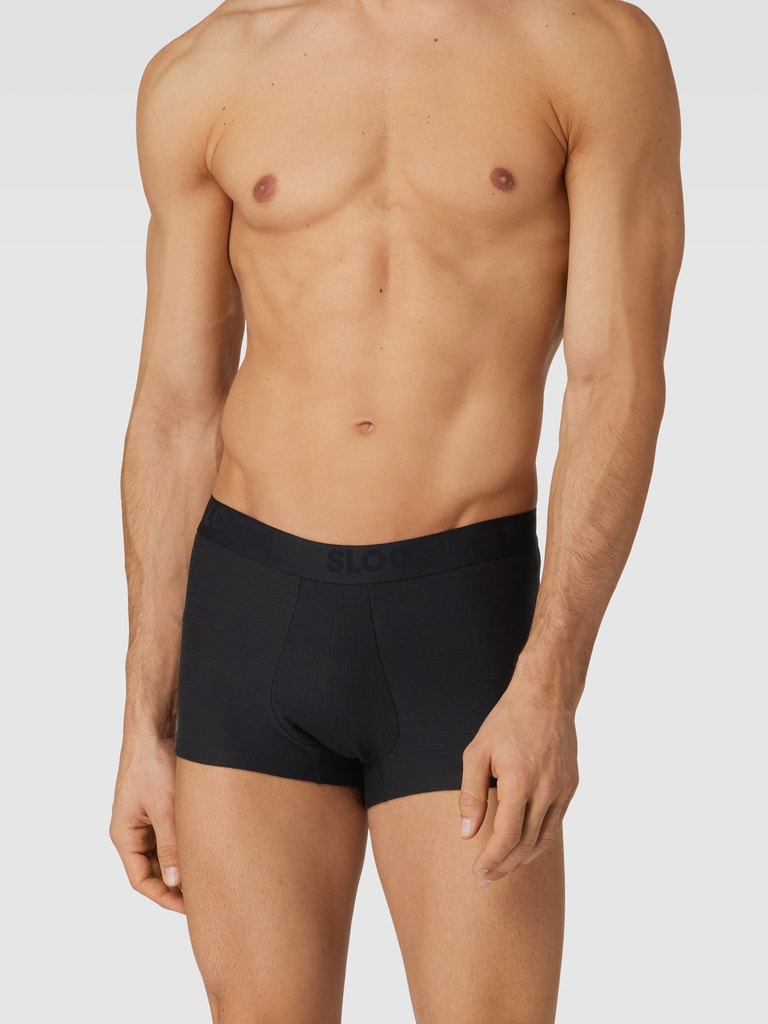 Sloggi Trunks mit Strukturmuster im 2er-Pack (black) online kaufen