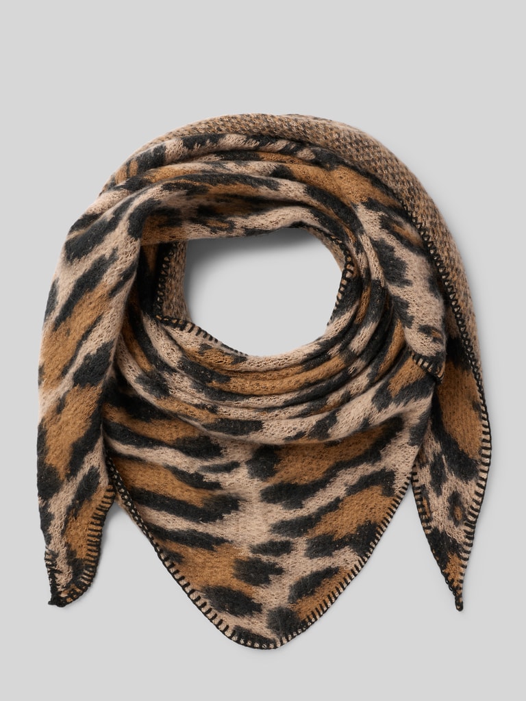 Soyaconcept Schal mit Allover-Animal-Print Modell 'Viri' (schoko ...