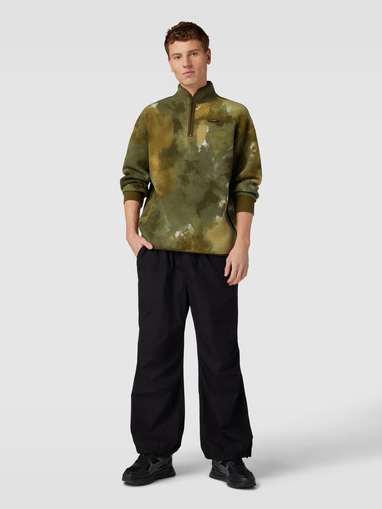 G-Star Raw Pullover mit Camouflage-Muster aus Fleece (oliv) online kaufen