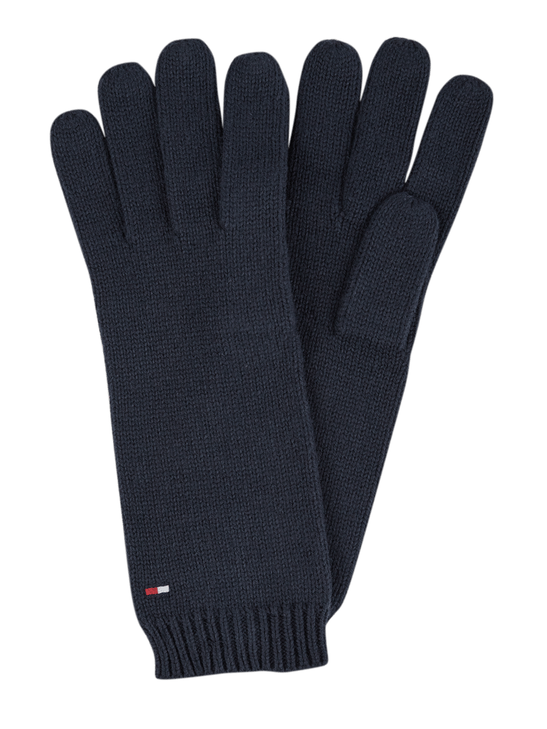 Tommy Hilfiger Handschuhe mit Logo Stickerei dunkelblau online kaufen