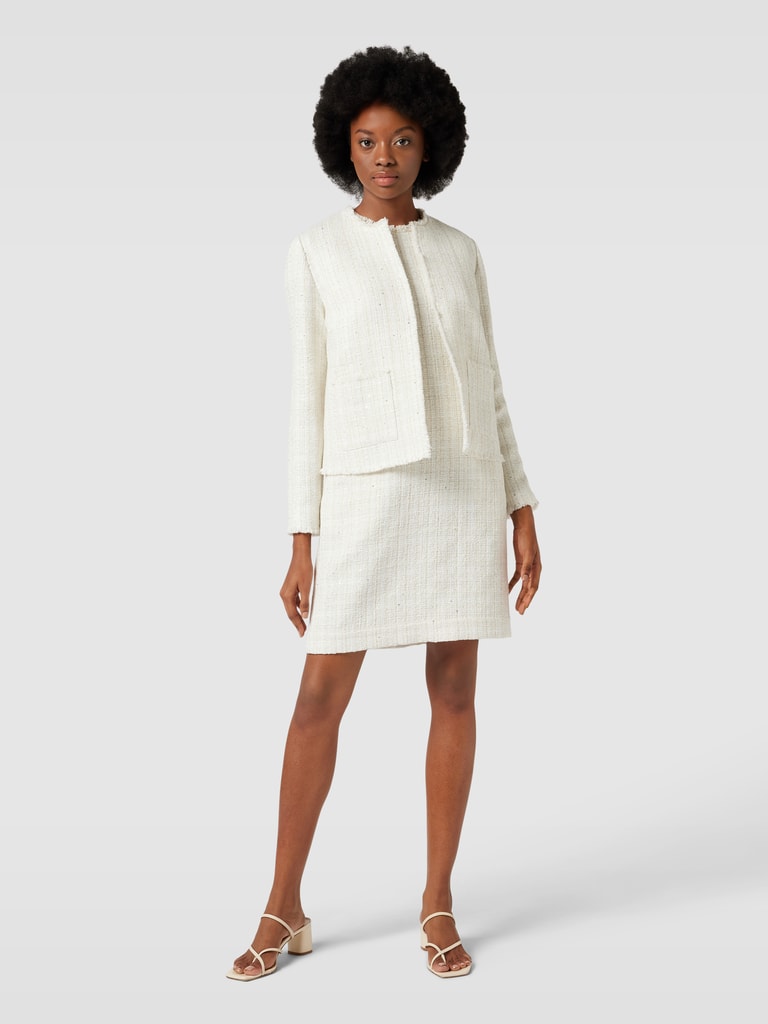 JOOP! Mini-jurk met structuurmotief in offwhite online kopen | P&C