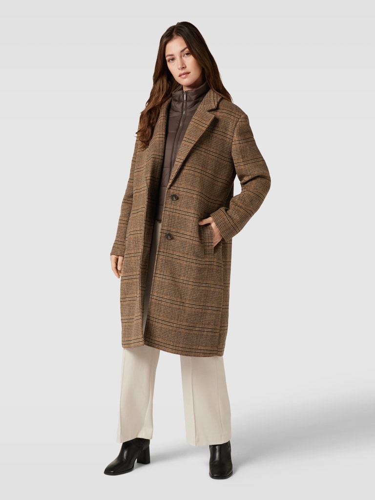 Jake*s Collection Mantel mit Reverskragen (schoko) online kaufen