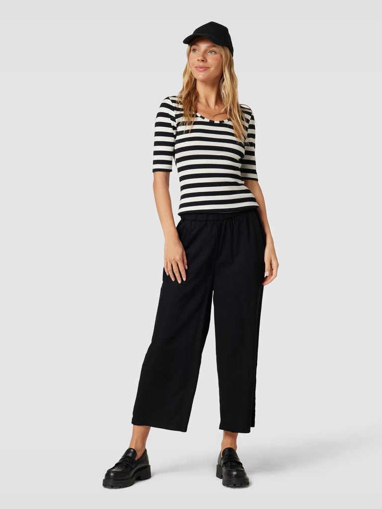Tom Tailor Culotte mit Allover-Muster (black) online kaufen