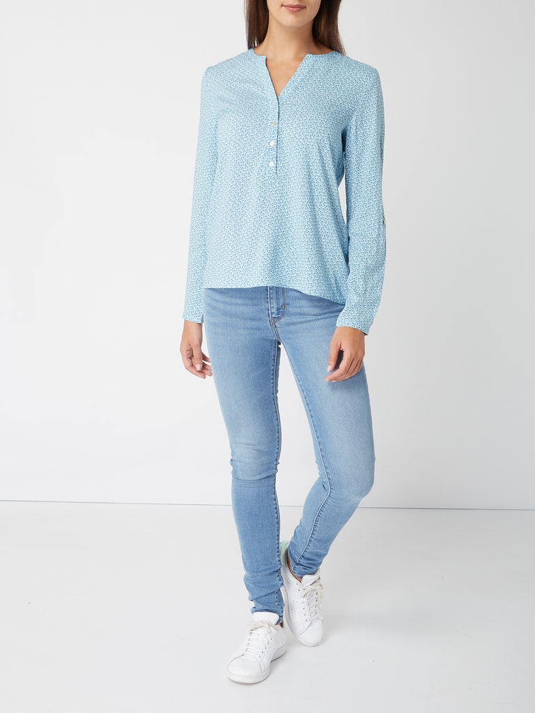 Montego Blusenshirt mit Allover-Muster (himmelblau) online kaufen