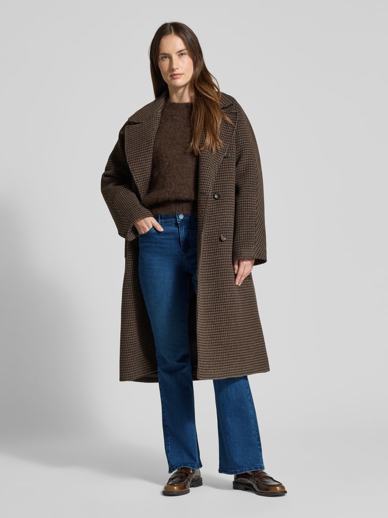 Christian Berg Woman Flared Jeans mit Knopfverschluss (marine melange ...