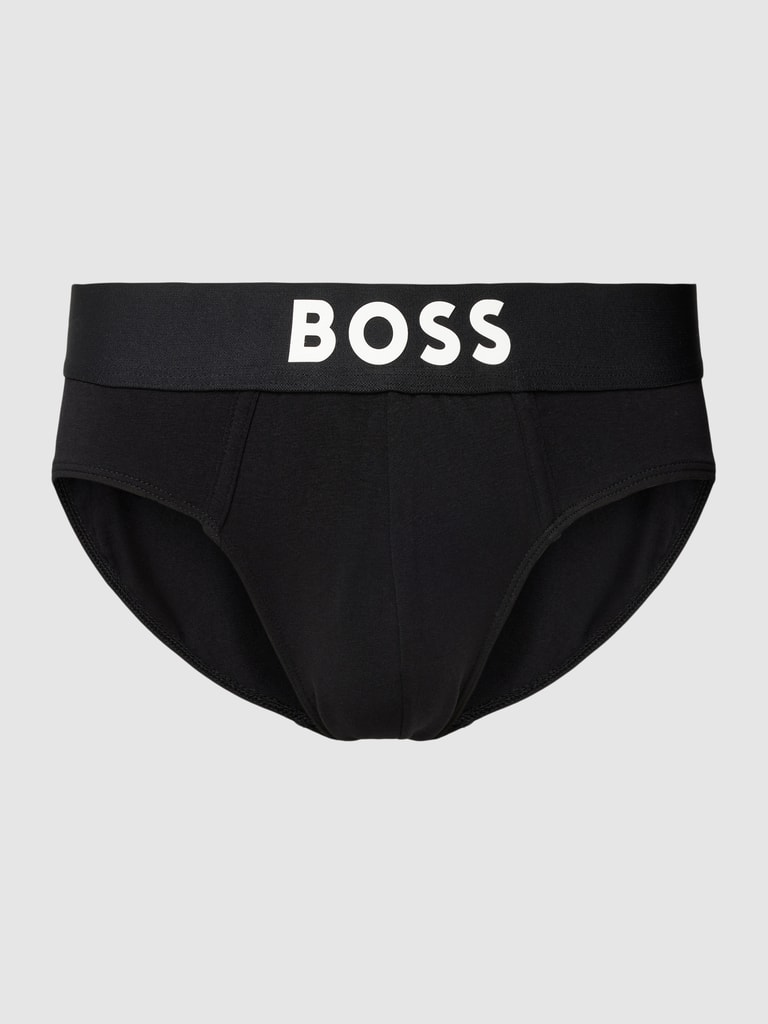 BOSS Slip mit Label-Print (black) online kaufen