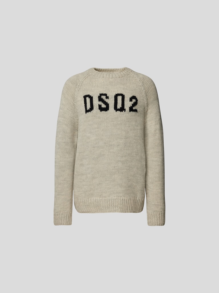 Dsquared2 Pullover in Strick-Optik (beige) online kaufen