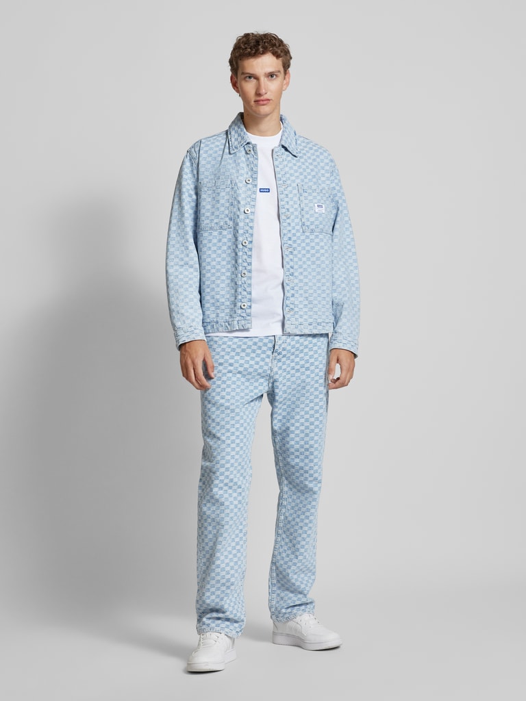 Hugo Blue Jeansjacke mit Brusttaschen Modell 'Magaro' (hellblau) online ...