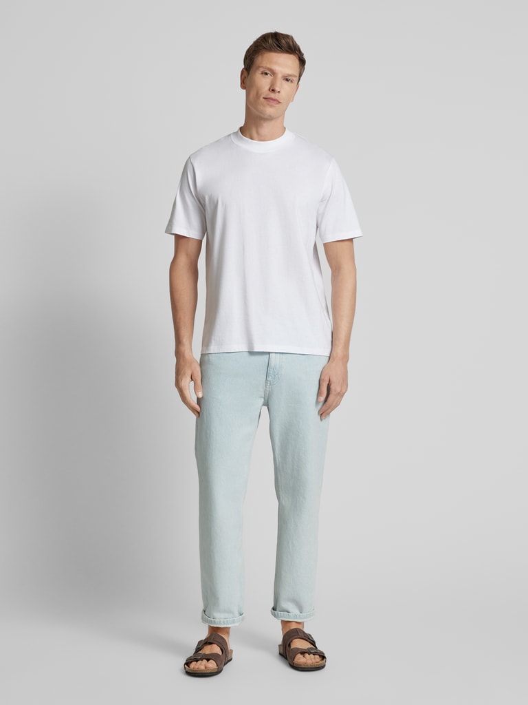 Mango Jeans mit Label-Patch (hellblau) online kaufen