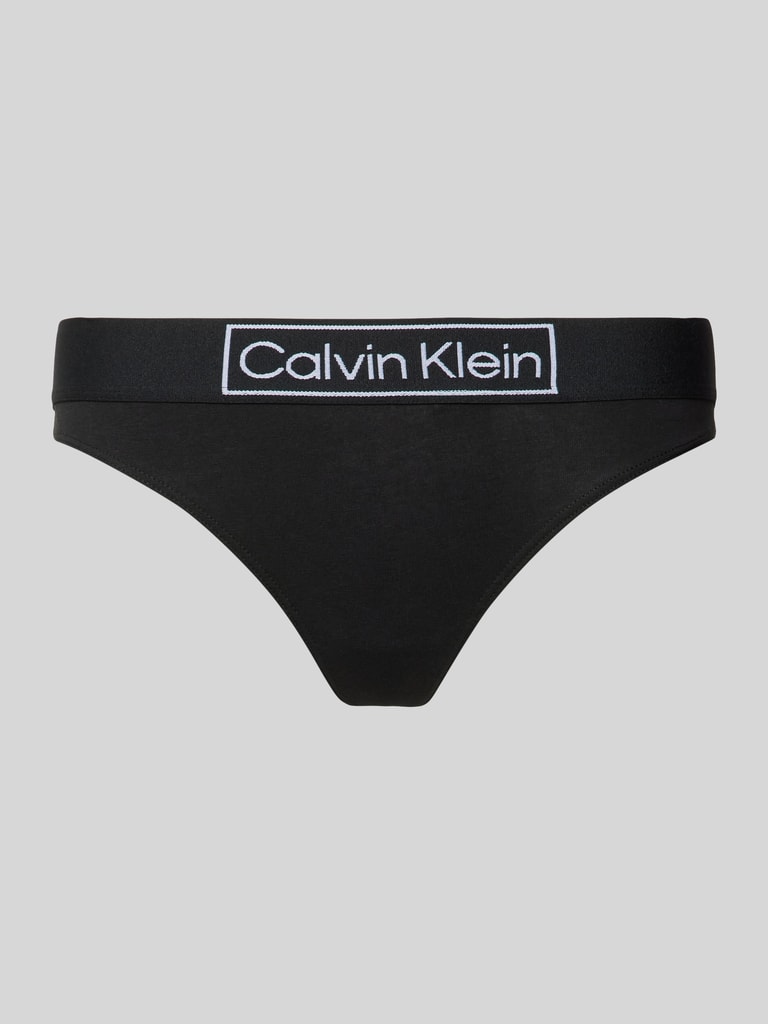 Calvin Klein Underwear String mit elastischem Logo-Bund (black) online ...