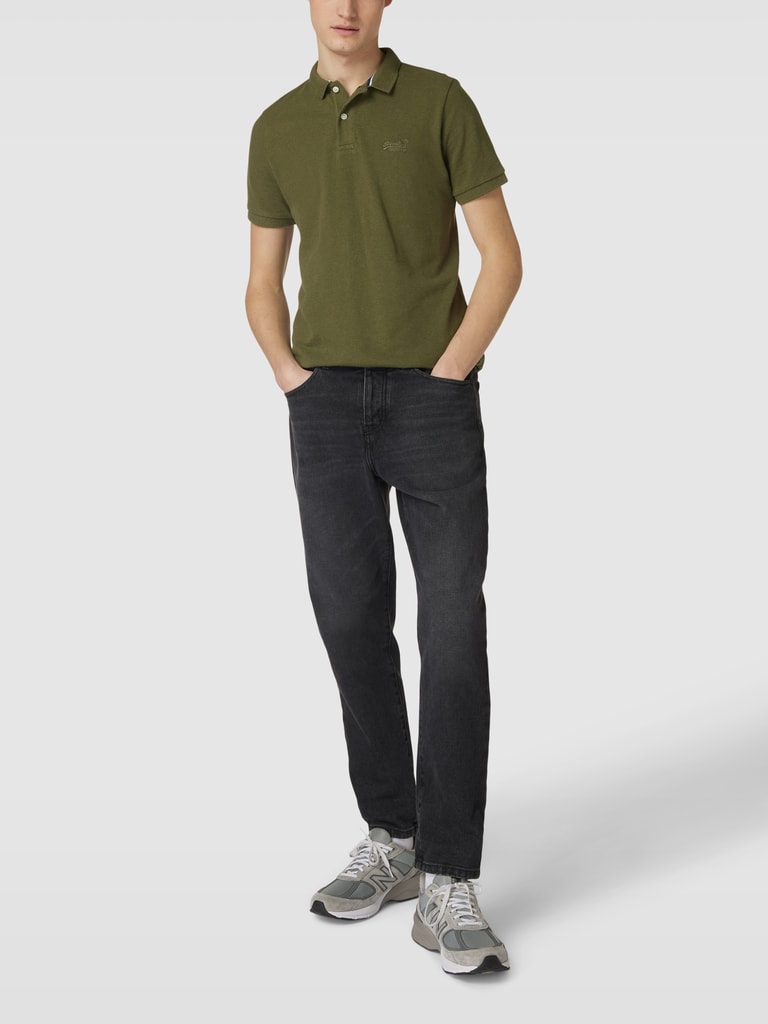 Superdry Poloshirt mit Label-Stitching Modell 'CLASSIC' (oliv) online ...