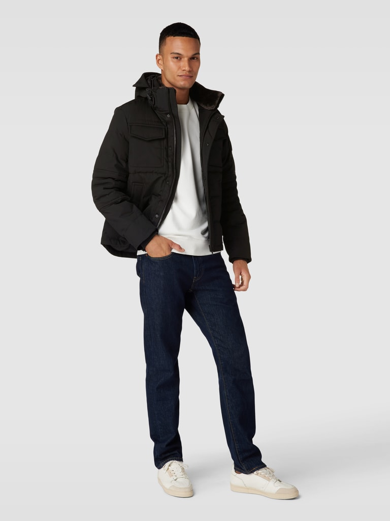 Tommy Hilfiger Jack met capuchon, model 'ROCKIE' in zwart online kopen ...