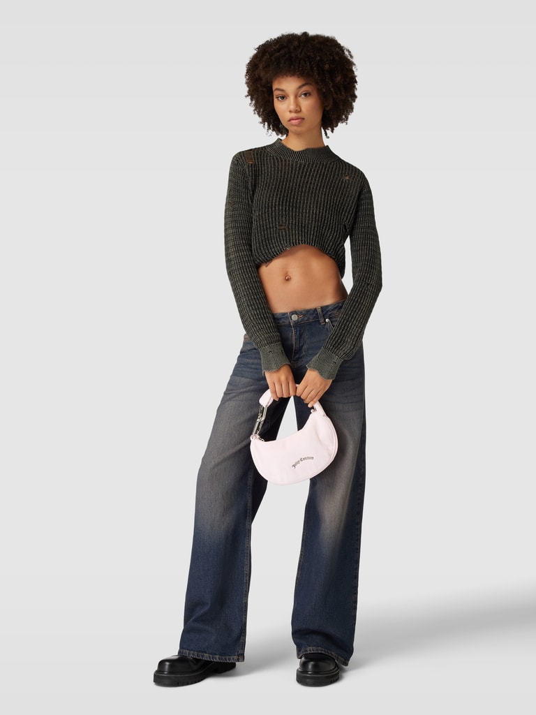 Juicy Couture Handtas met labeldetail, model 'BLOSSOM' in lichtroze ...