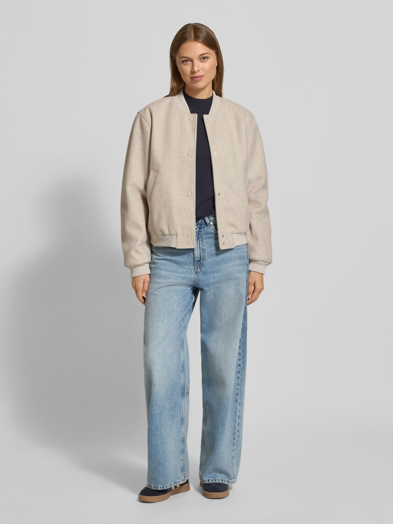 Vero Moda Regular fit collegejack met drukknopen, model 'FORTUNE' in ...