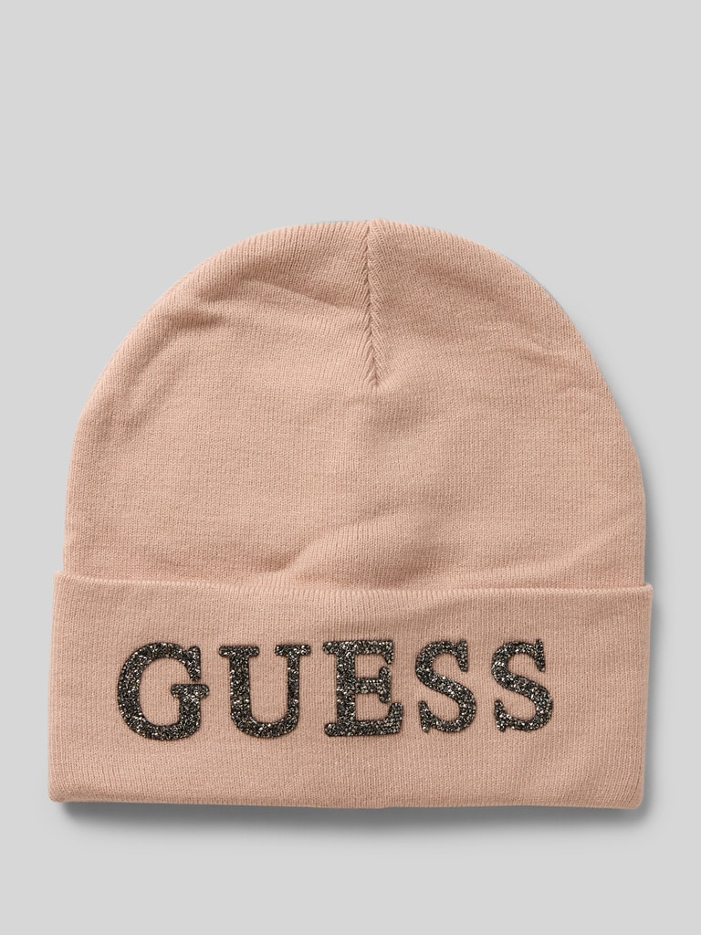 Guess Beanie van viscosemix in roze online kopen | P&C