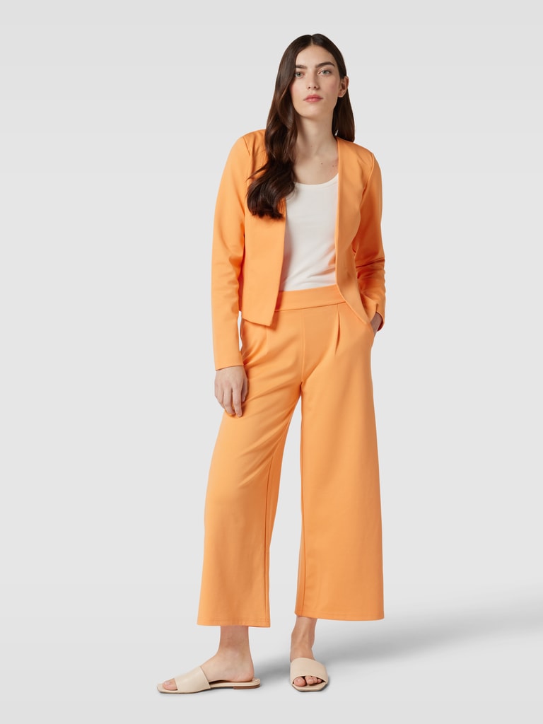 ICHI Blazer met opengewerkte voorkant, model 'KATE' in oranje online ...
