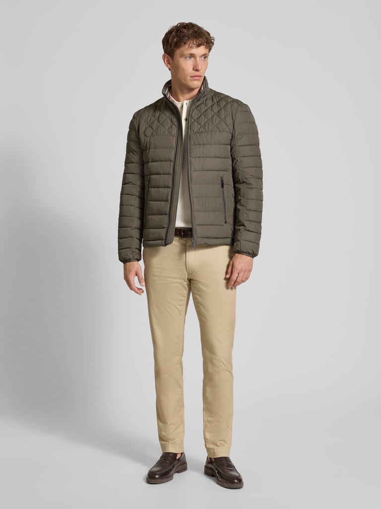 Christian Berg Men Steppjacke mit Reißverschlusstaschen (graphit ...